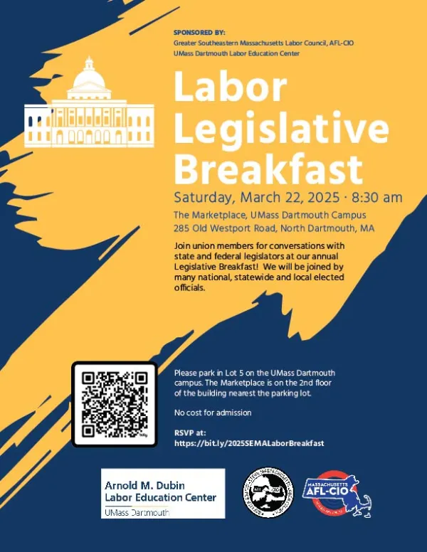 2025 Legislative Breakfast | Greater Southeastern Massachusetts Labor ...